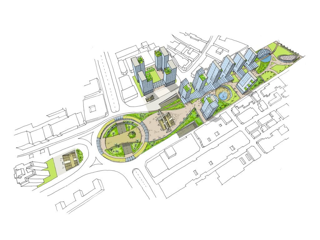 Urban Park Masterplan – Southgate & Sarabia Architects