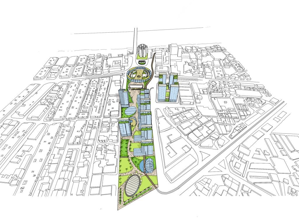 Urban Park Masterplan – Southgate & Sarabia Architects